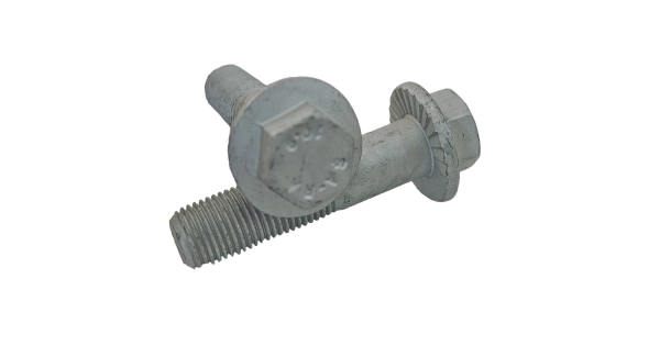 Buy DIN 6921 10,9 zinc plated Bolt with hexagon head and toothed flange ...
