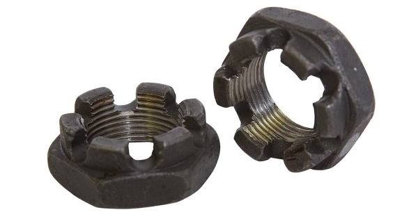 DIN 937 17H Гайка корончата низька сталева – Купити гуртом в Dinmark