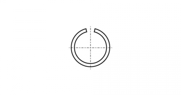 DIN 7993-A Кольцо стопорное наружное – Купить оптом в Dinmark